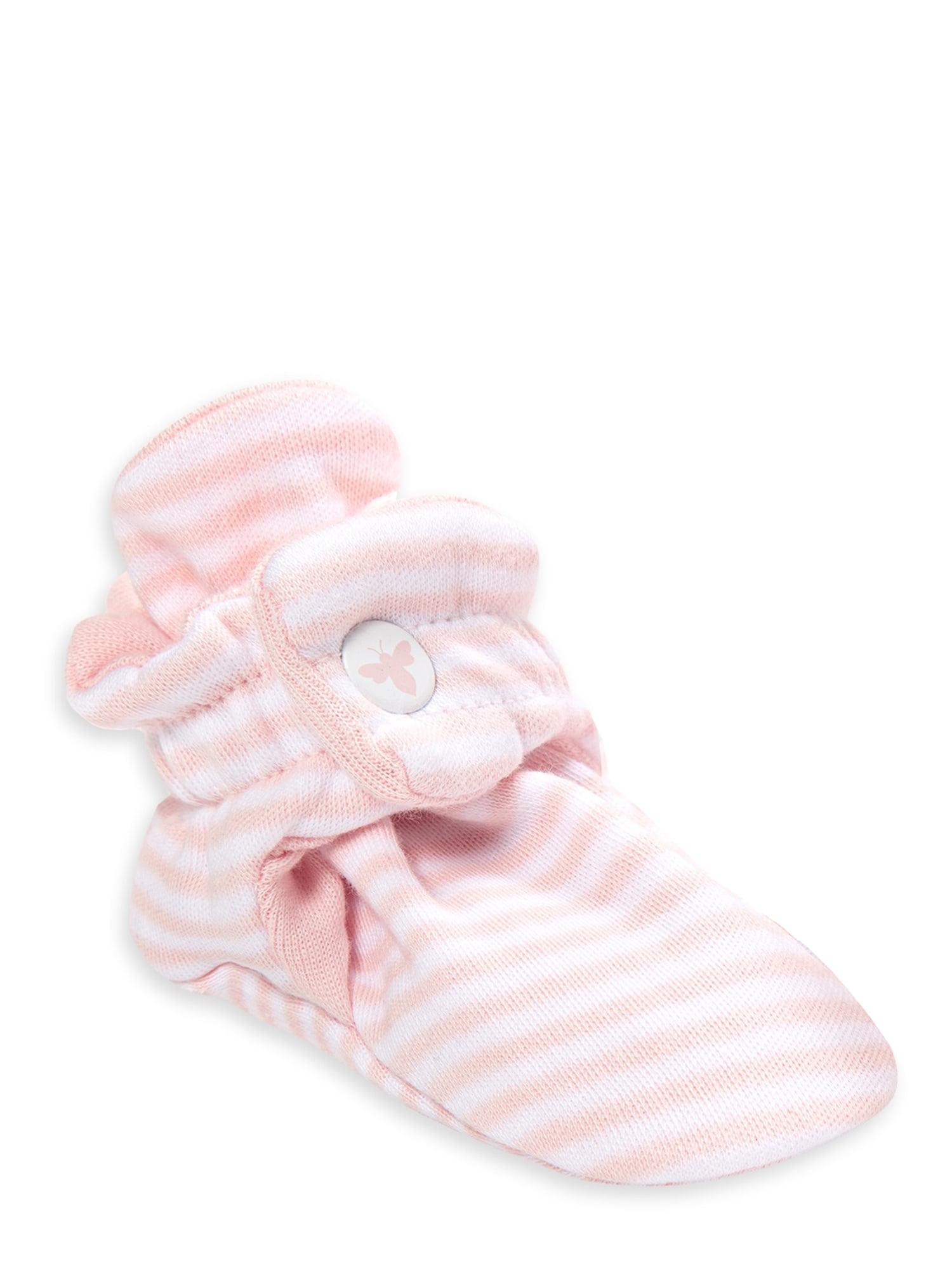 Burt's Bees Baby Booties, Soft Sole Crib Shoes with Adjustable Snap ...