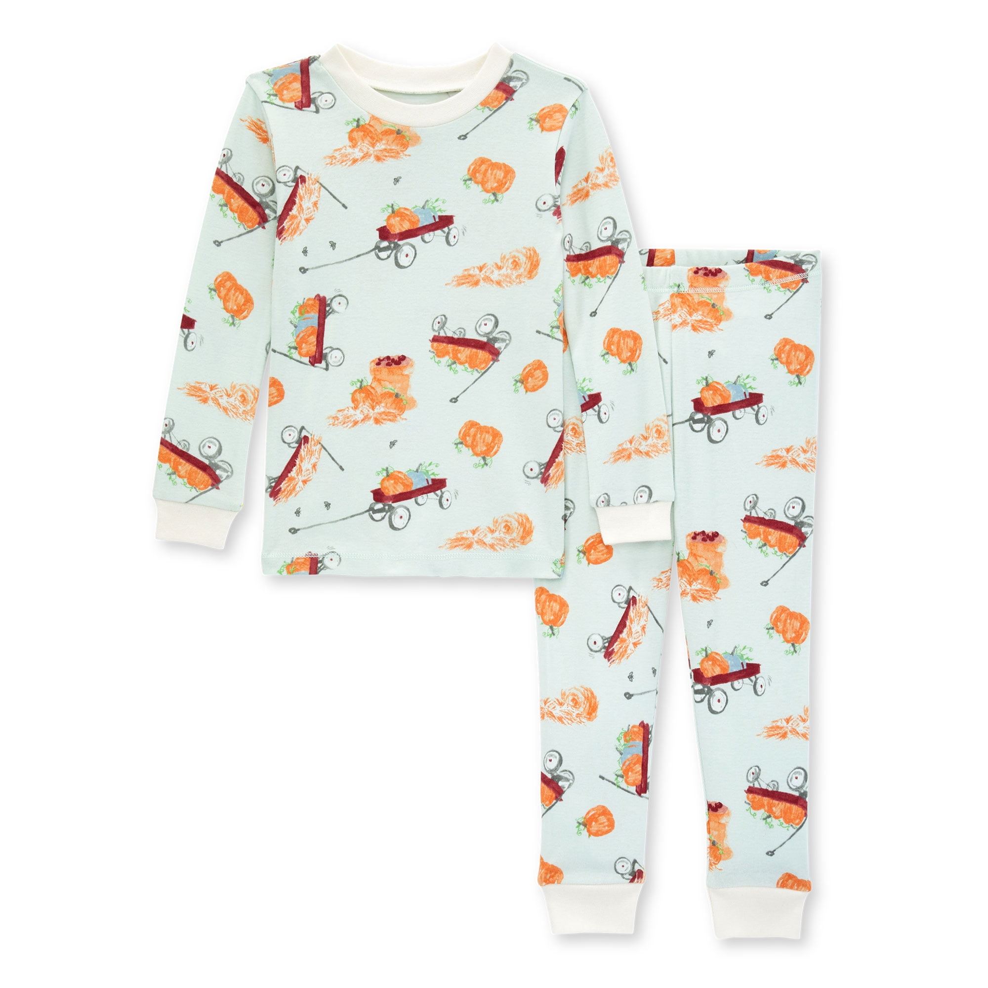 Burt's Bees Baby Organic Cotton Baby & Toddler Long Sleeve Pajama Set ...