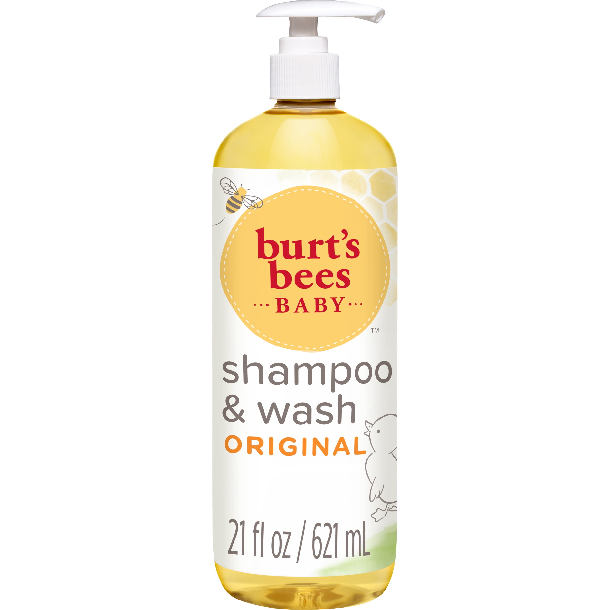 Burt's Bees Baby Shampoo and Wash, Original, Tear Free, Pediatrician ...