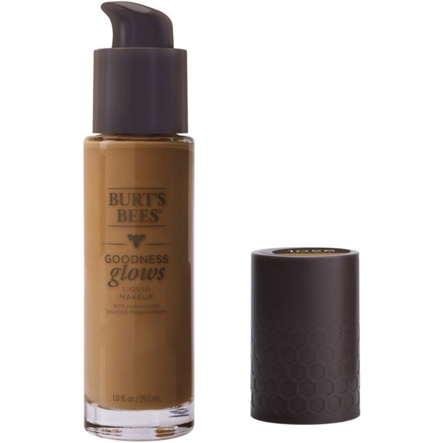 Burt s Bees Goodness Glows Liquid Makeup, Walnut - 1.0 Ounce - Walmart ...