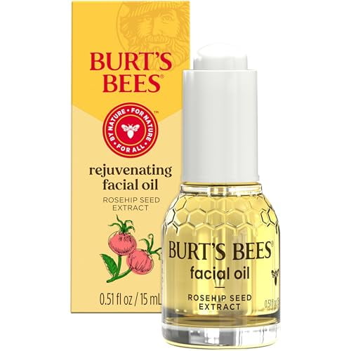 Burt's Bees Gua Sha Face Oil With Rosehip Seed Extract, Reduces ...