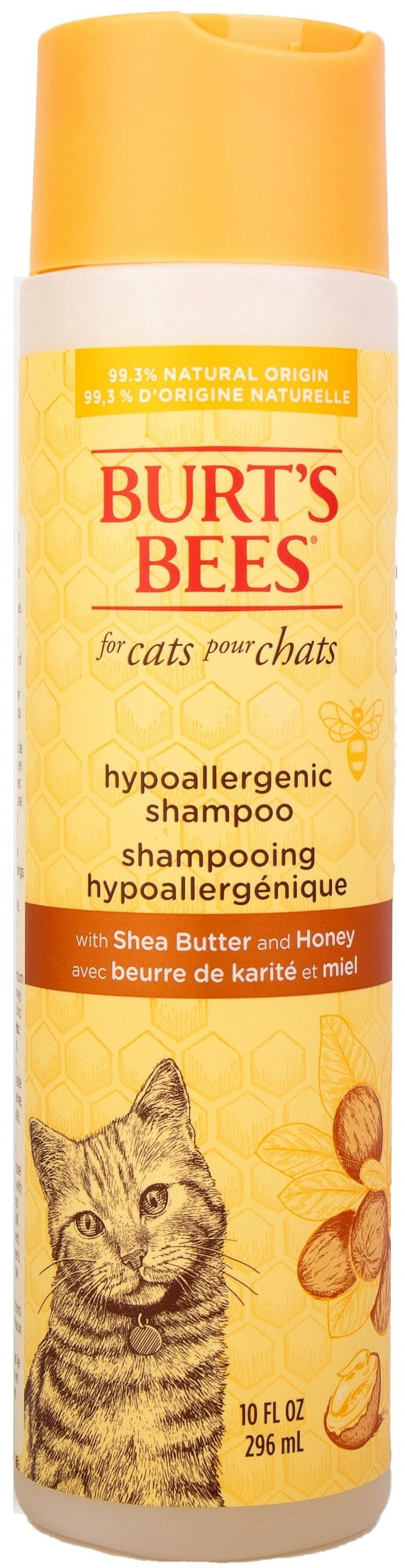 Burt's Bees Hypoallergenic Cat Shampoo with Natural Shea Butter and ...