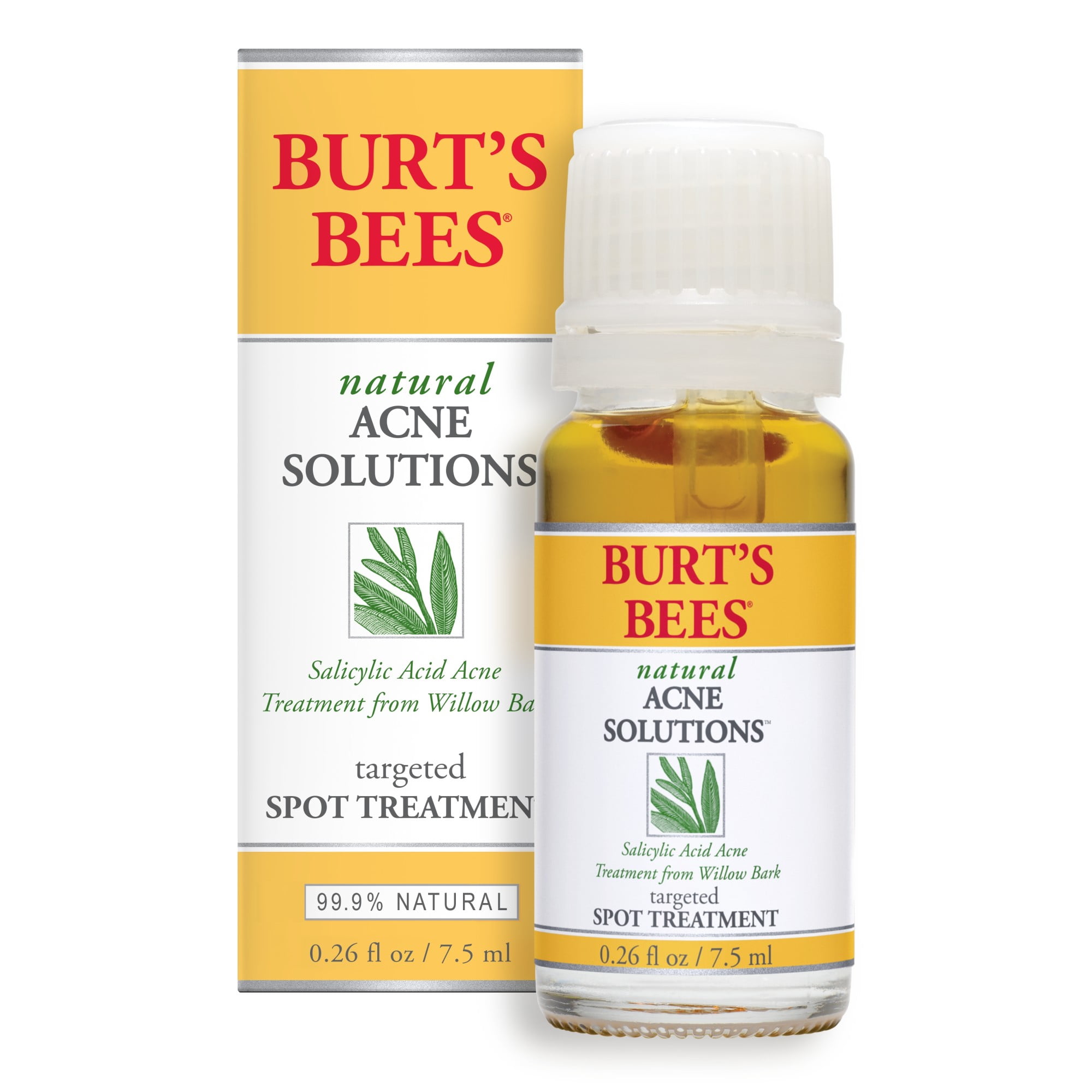 Burt's Bees Natural Acne Solutions Spot Treatment Oily Skin, 0.26 fl oz ...