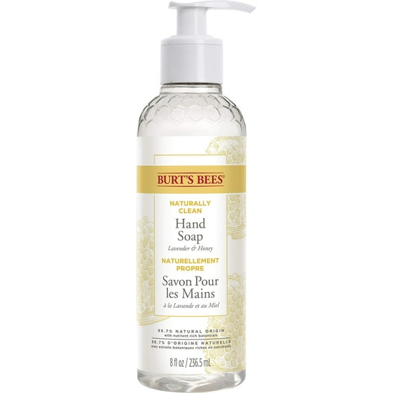 Burt's Bees Naturally Clean Hand Soap, Lavender and Honey, Foaming ...