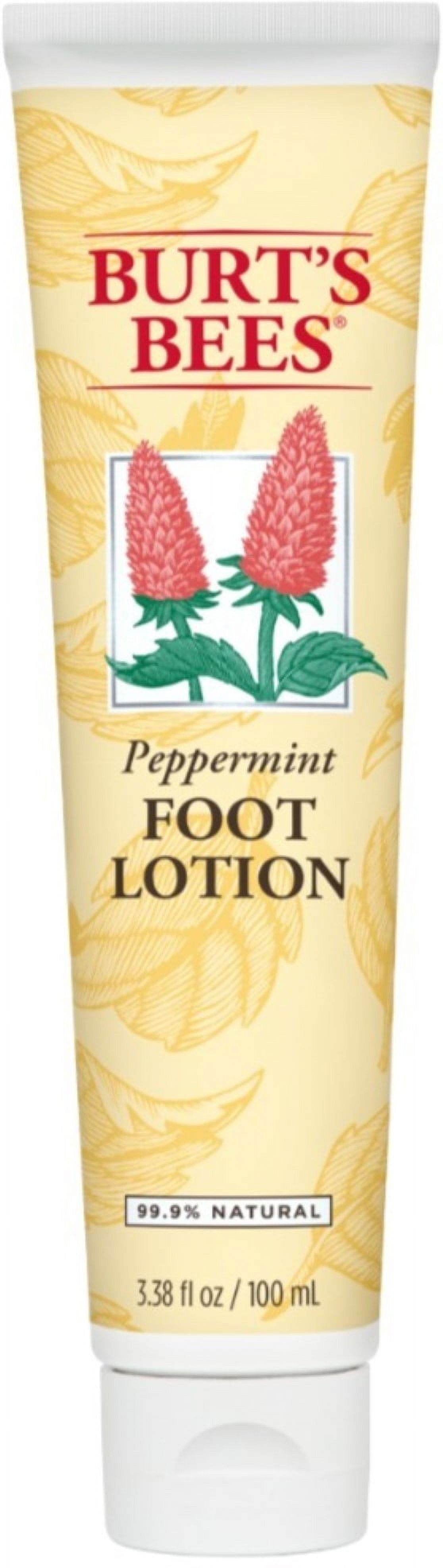 Burt's Bees Peppermint Foot Lotion 3.38 oz (Pack of 2) - Walmart.com