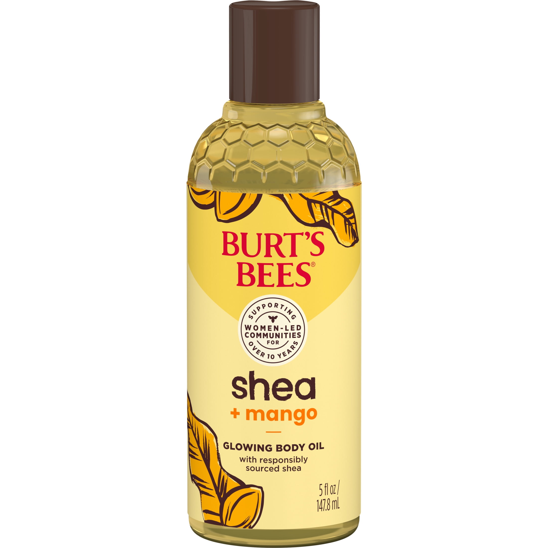 Burt's Bees Shea + Mango Glowing Body Oil, 1 Bottle, 5 fl oz - Walmart.com