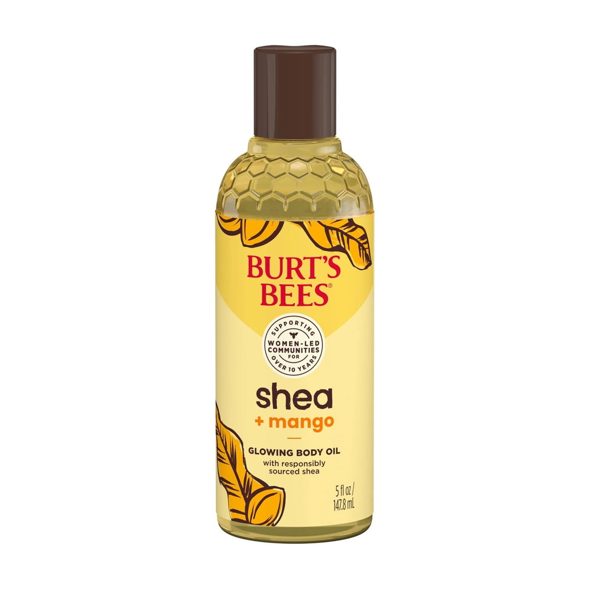 Burt's Bees Shea + Mango Glowing Body Oil 5 oz. (Pack of 3) - Walmart.com