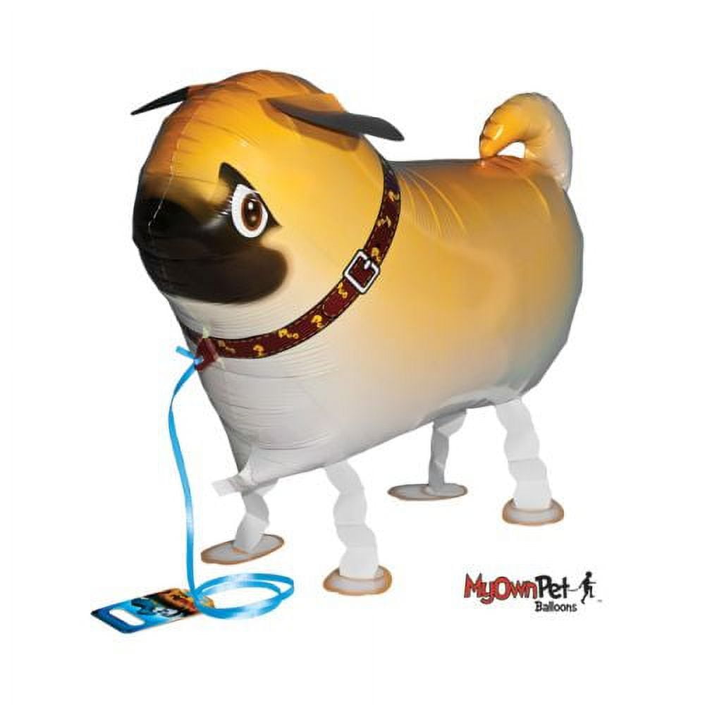 Burton & Burton 18" Packaged My Own Pet Pug Balloon - Walmart.com
