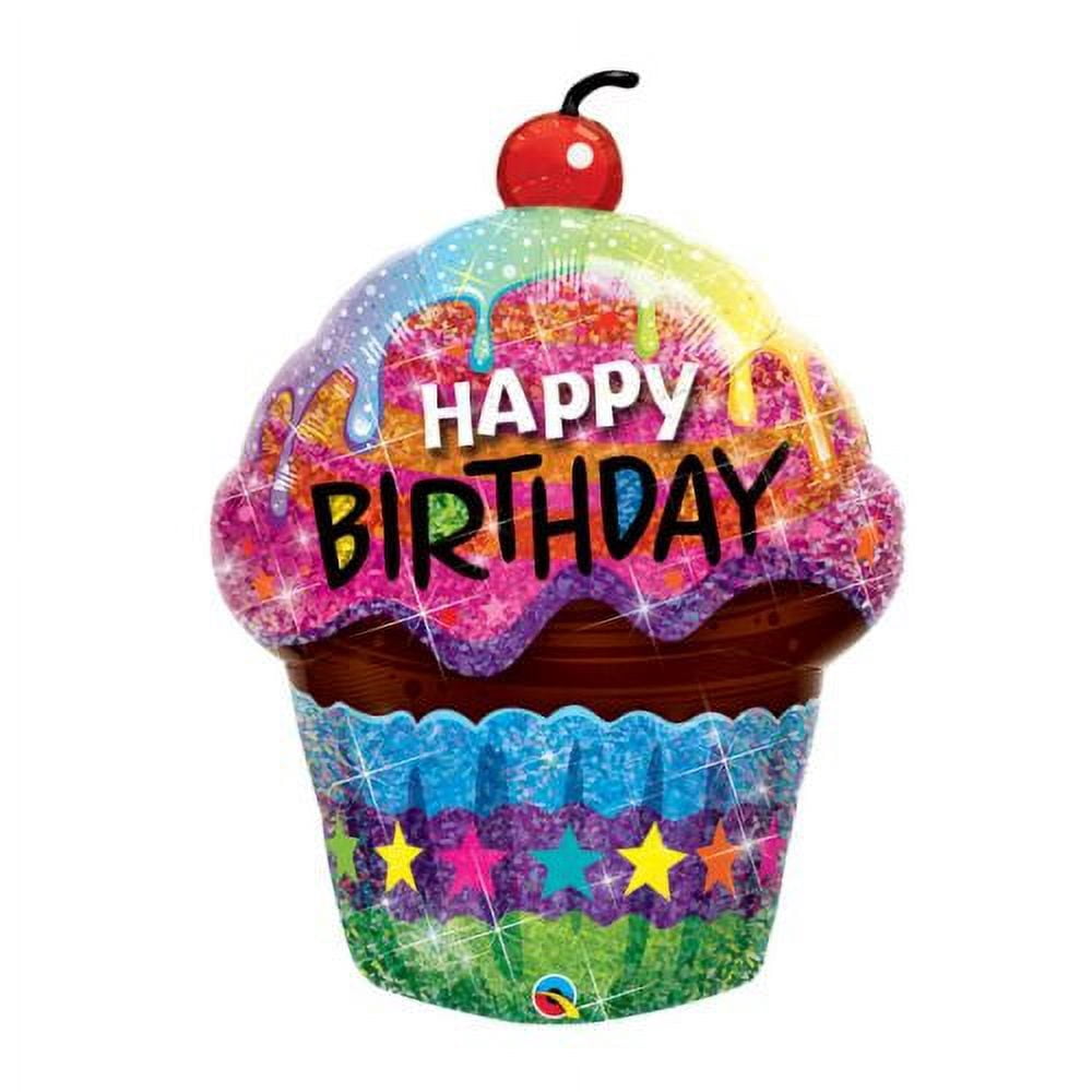 Burton & Burton 35" Birthday Dazzling Balloon - Walmart.com