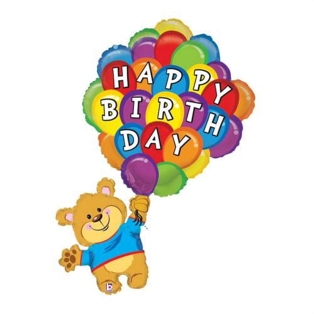 Burton + Burton Balloons, Foil Birthday, 42 Inch, 0 5 lb - Walmart.com