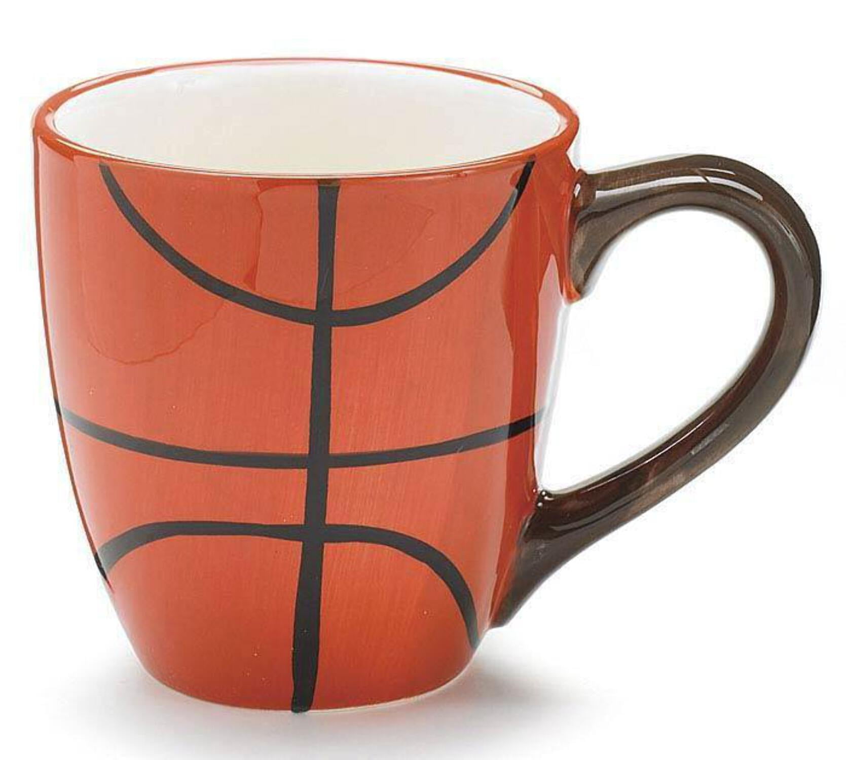 Burton & Burton Ceramic 13 Oz Basketball Coffee Mug Great Gift for ...