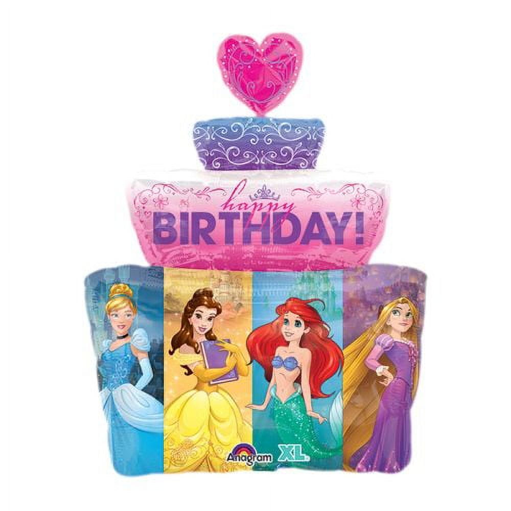 Burton & Burton Happy Birthday 28" Multi-Princess Balloon - Walmart.com