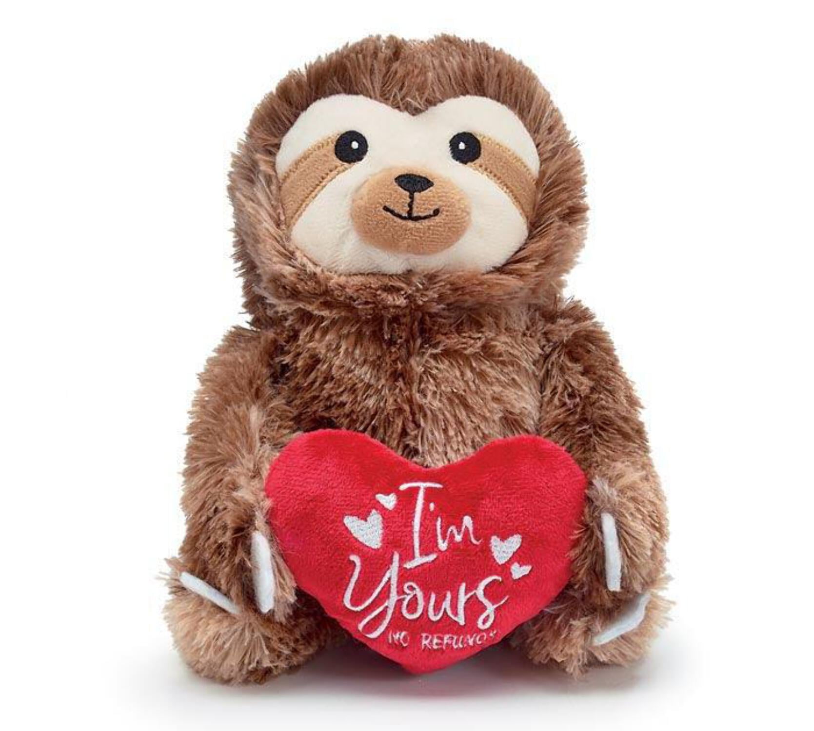 Burton & Burton Sloth with Heart Plush Doll - Walmart.com