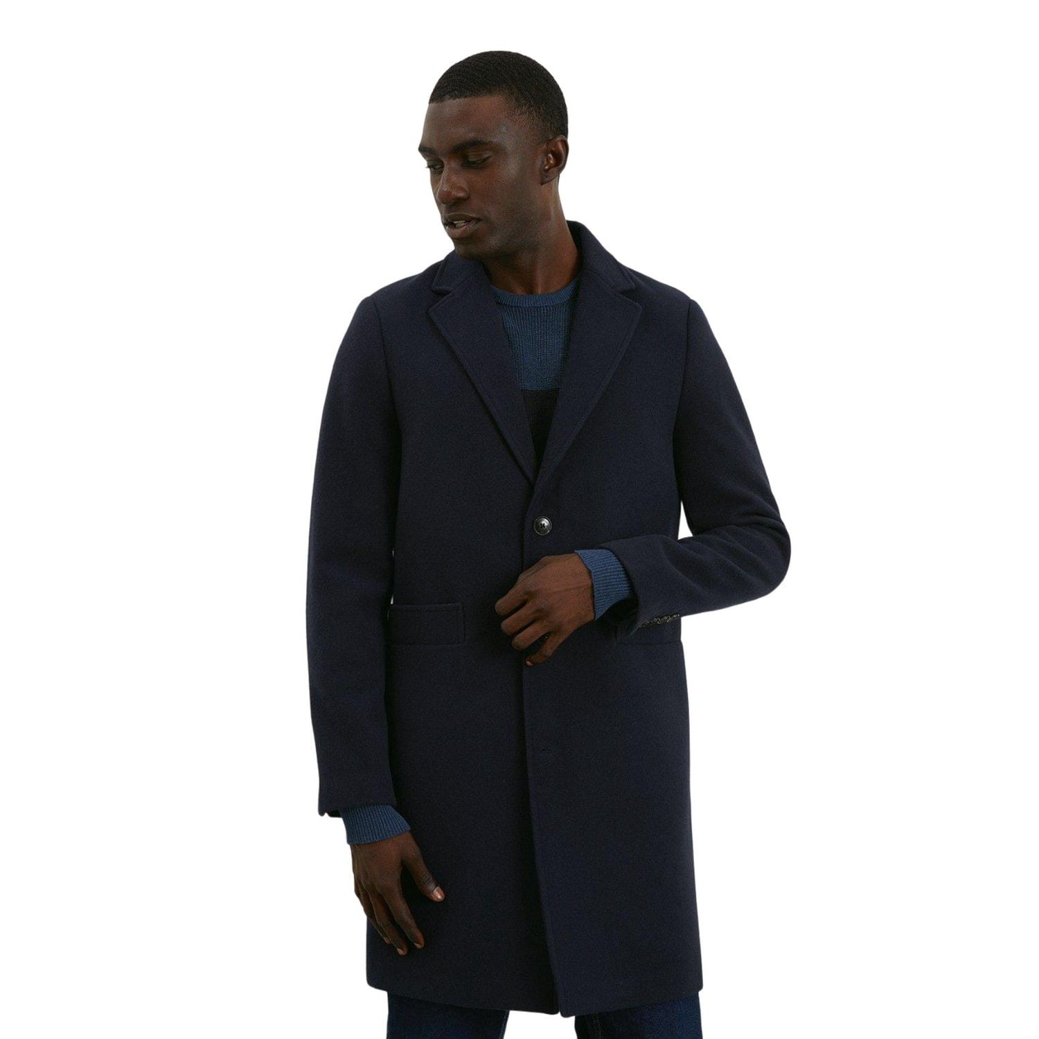 Burton Mens Signature Three Button Epsom Overcoat - Walmart.com
