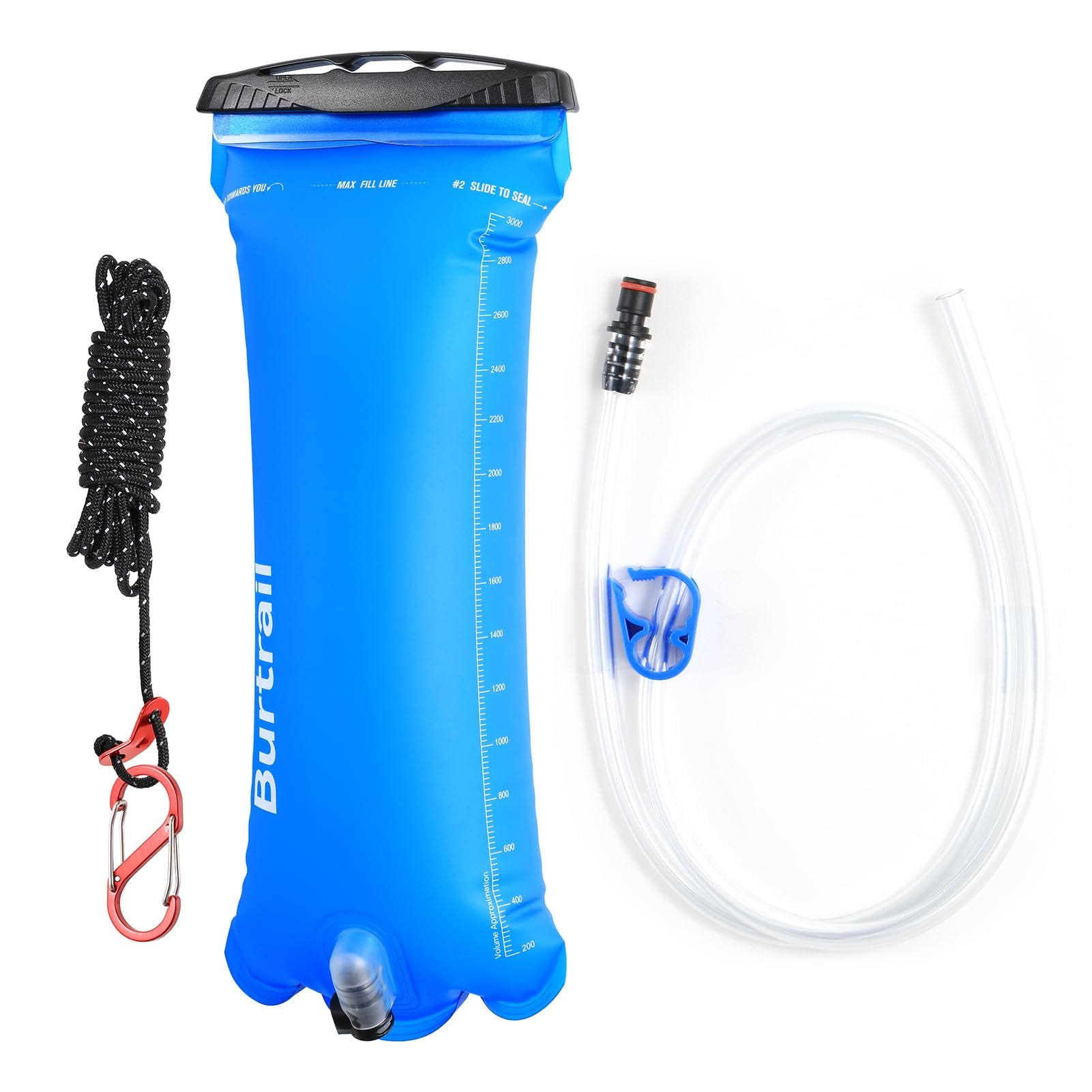 Burtrail Gravity Water Bag, 3L Water Bag Compatible with Water ...