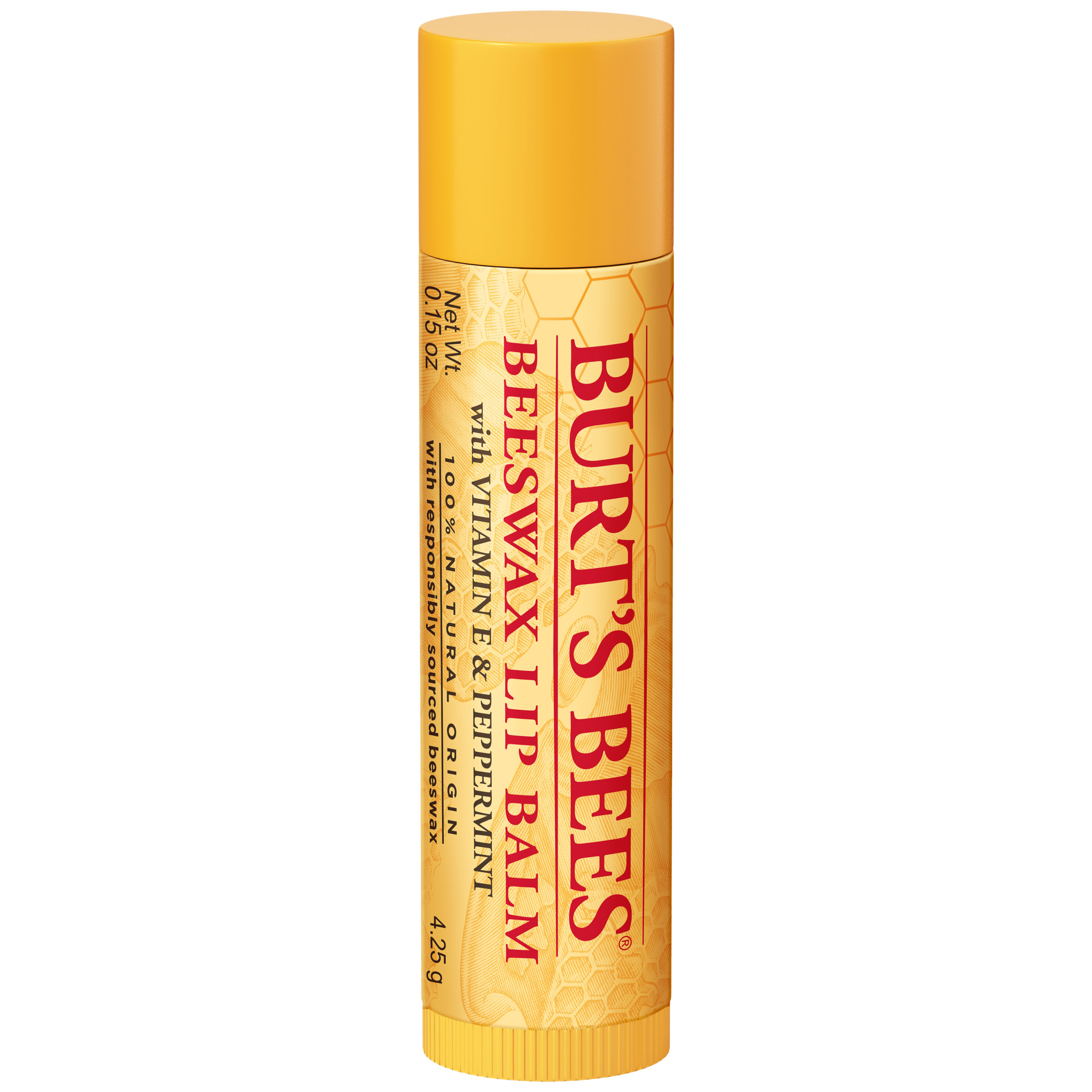 Balmshot Genuine Original Classic Beeswax Lip Balm, SPF 15, 0.15 oz ...