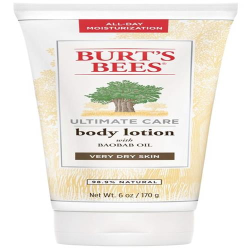 Burts Bees Body Care Ultimate Care Body Lotion With Baobab Oil For Very ...