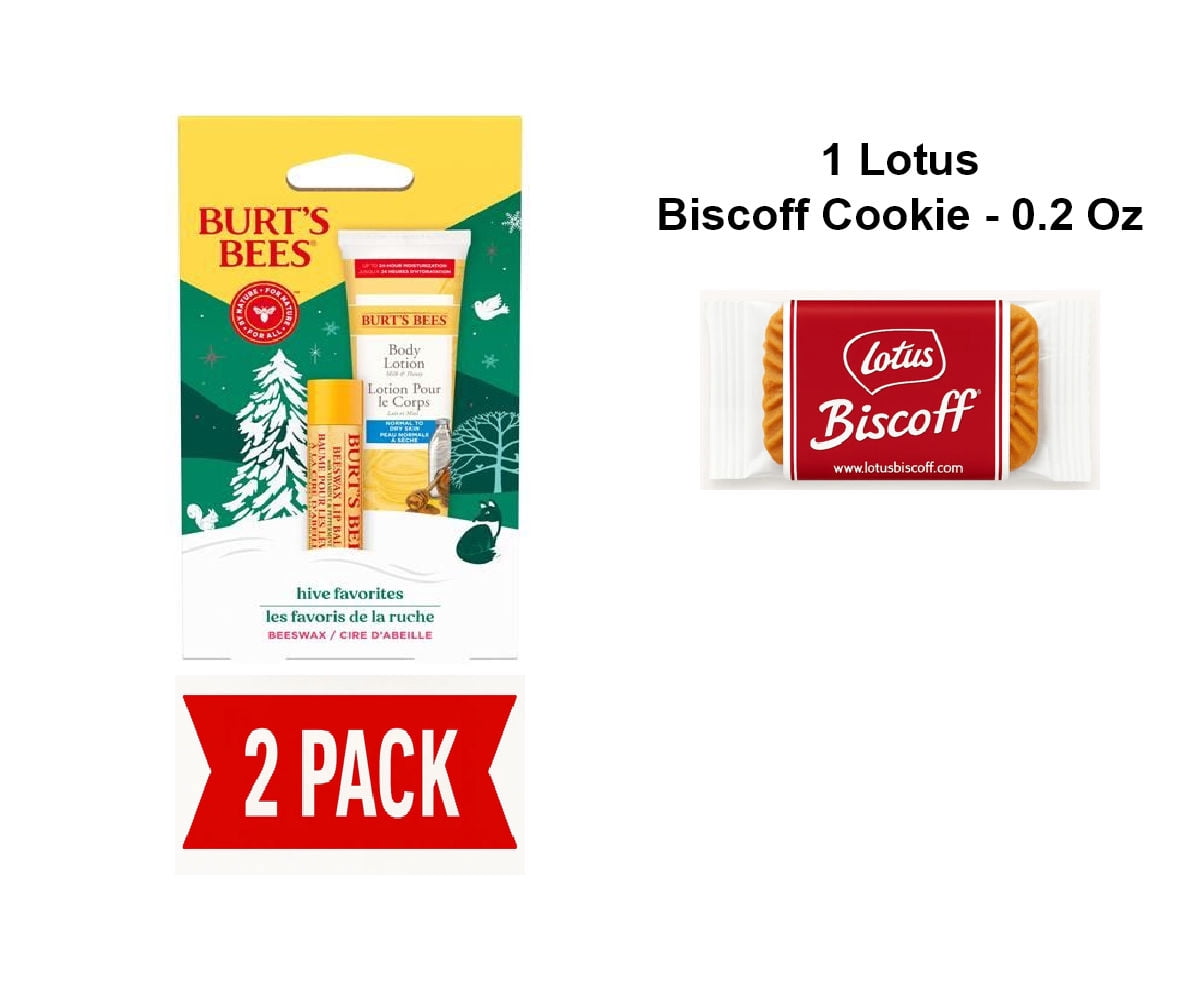 Burts Bees Hive Favorites Beeswax Holiday Gift Set, Beeswax Lip Balm ...