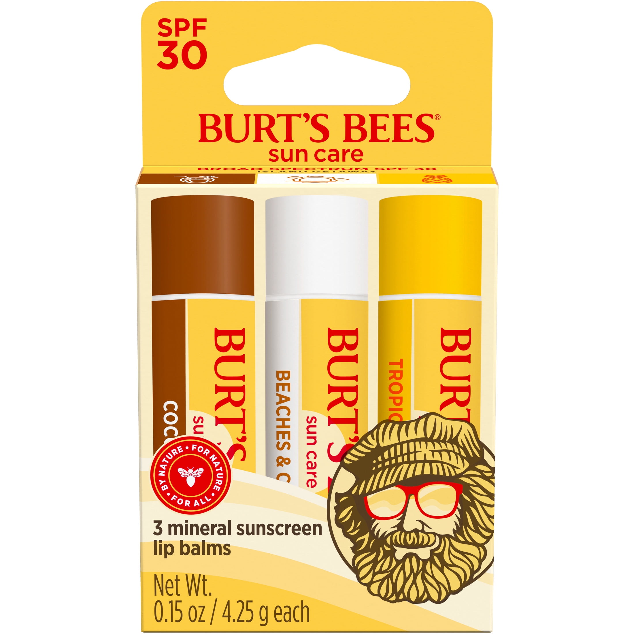 Customer reviews for Burts Bees Island Getaway Sun Care SPF 30 Lip Balm ...