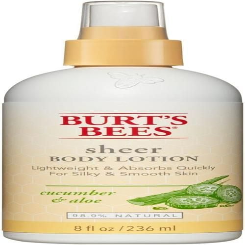 Burts Bees Sheer Body Lotion - Cucumber And Aloe - 8 Oz Packaging May ...