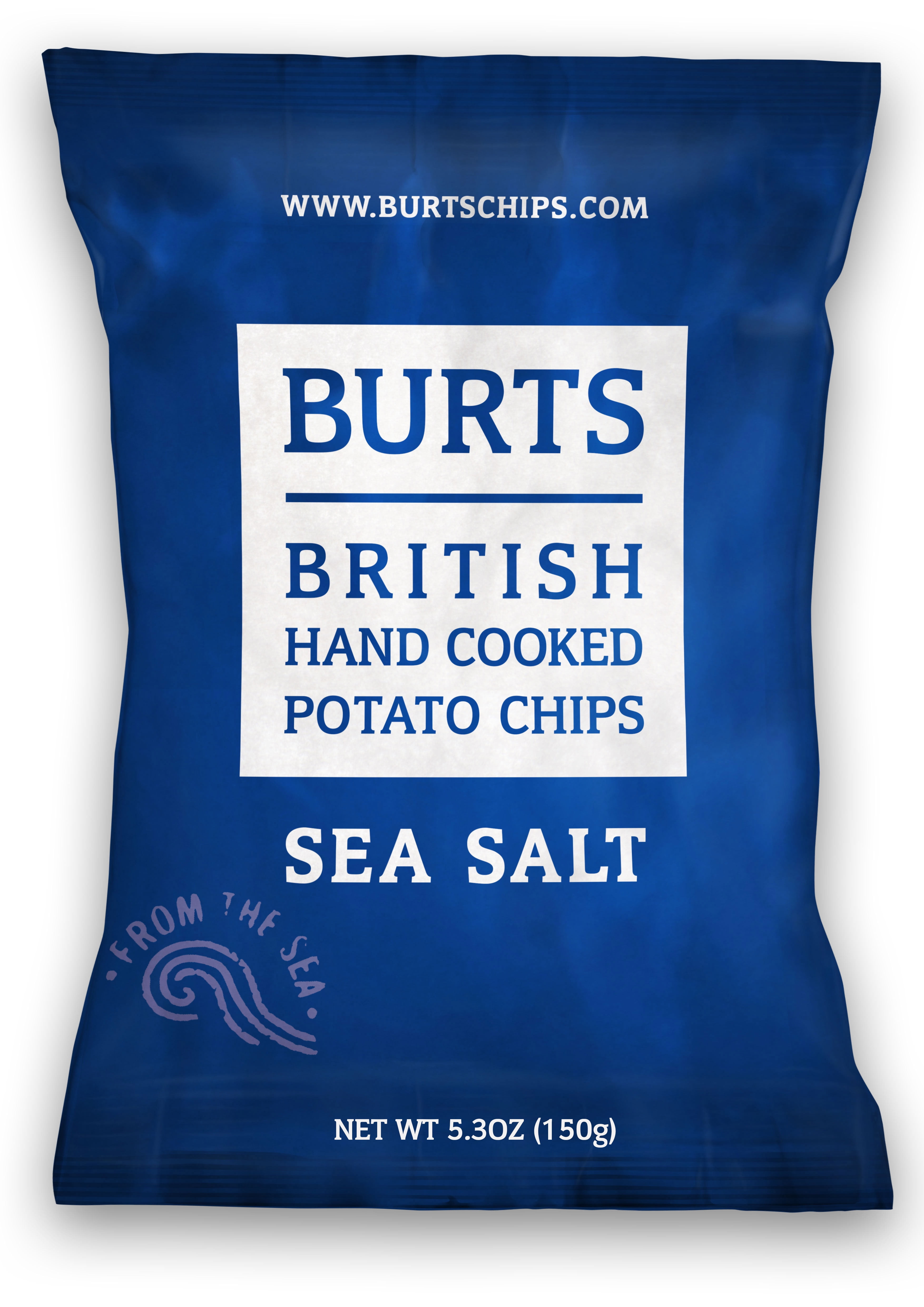 Burts Sea salt Potato Chips, 5.3oz (150g) - Walmart.com