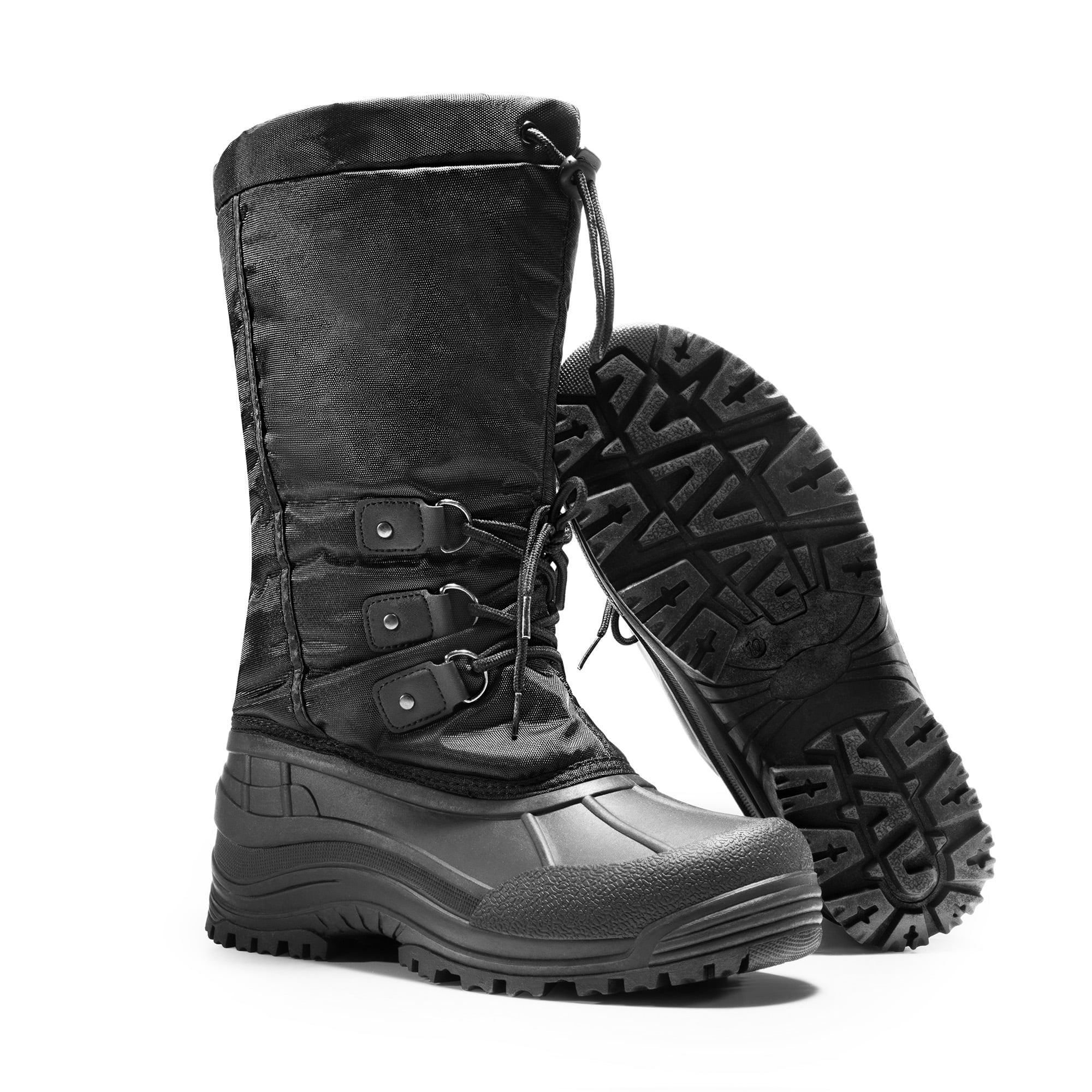 Burudani Men's Waterproof Hiking Winter Snow Boots Insulated Liner ...