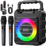 MOYLEAF Karaoke Machine Bluetooth Karaoke Speaker for Adults & Kids ...