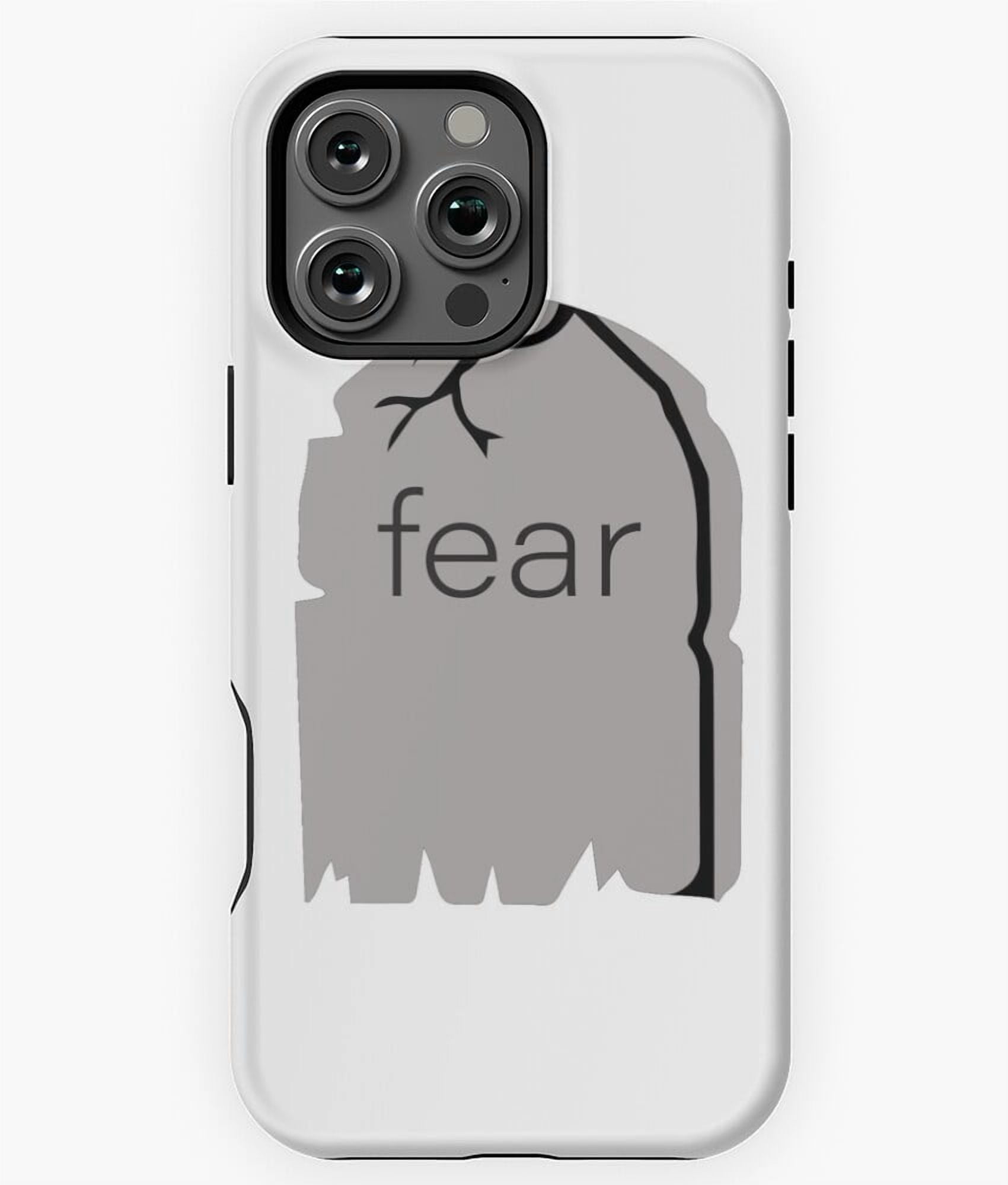 Bury Your Fears Inspirational Quote M6214 Phone Case for iPhone 17 16 ...
