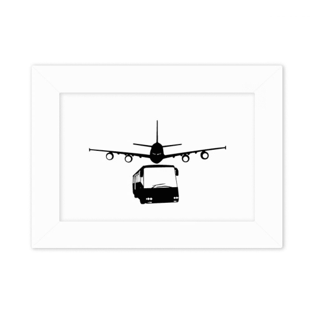 Bus Aircraft Traffic Art Deco Fashion Photo Mount Frame Picture Art ...