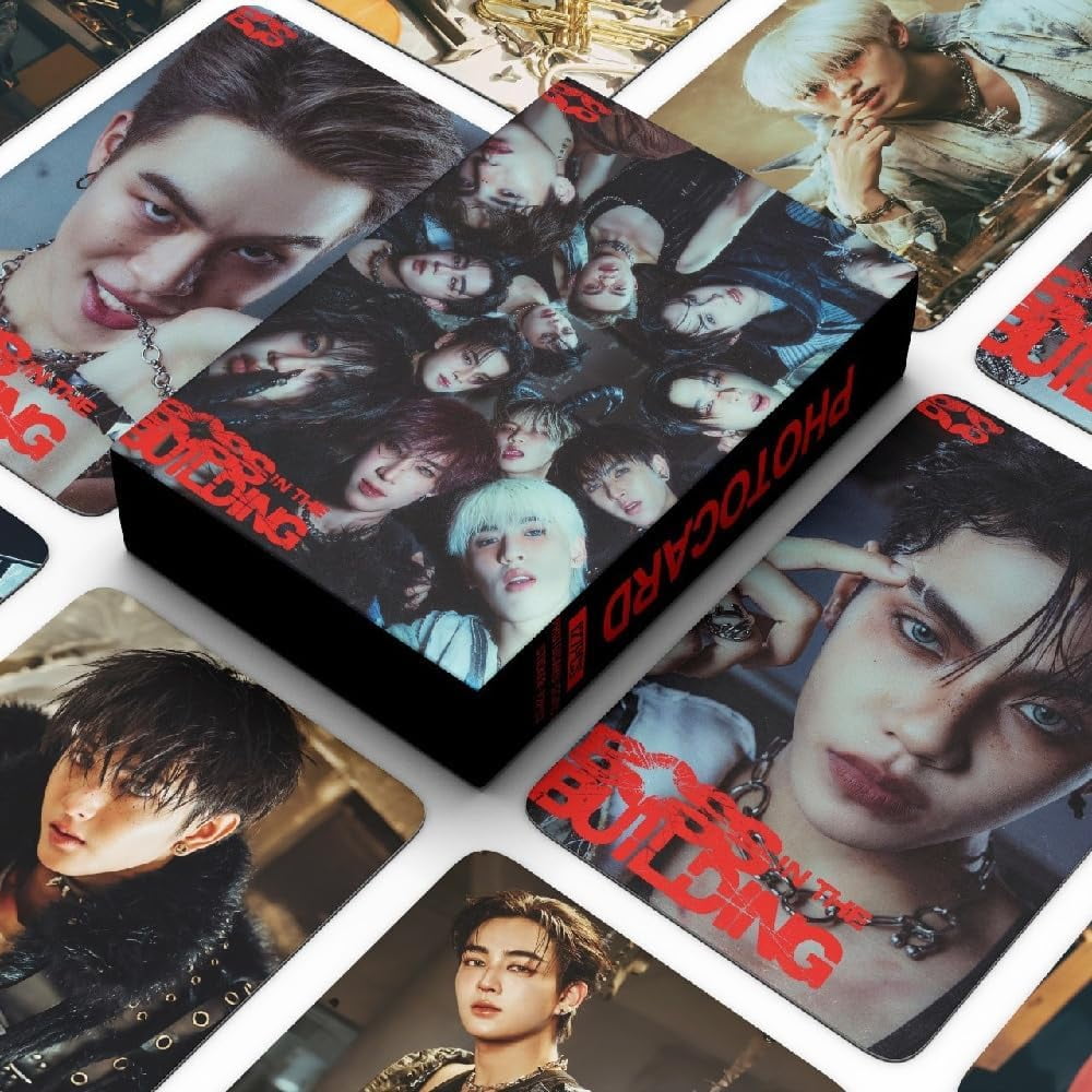 Bus BOSS in The Building Lomo Card & Sticker Set - 55 Photocards + 72 ...