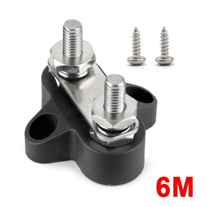 Bus Bar 5/16'' 1/4'' Terminal Block Heavy Duty M8 M6 M10 Positive Power Distribution Stud for ...
