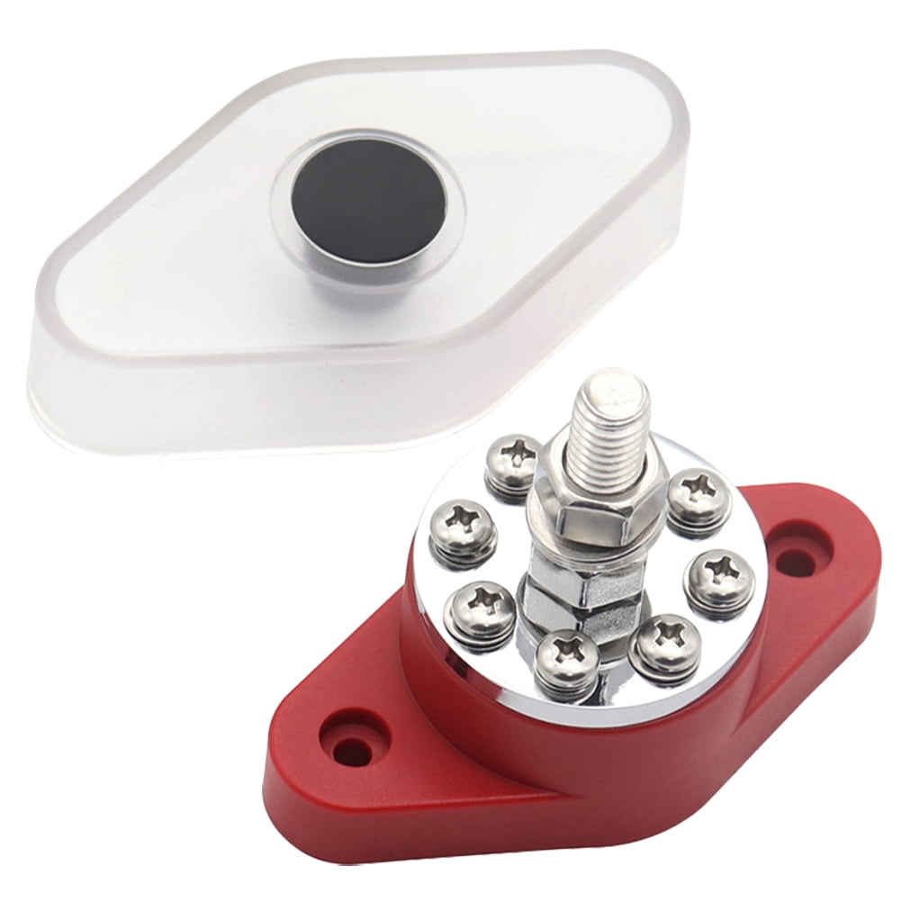 Bus Bar Battery Terminal Distribution Block Cars Accessories Red Base ...