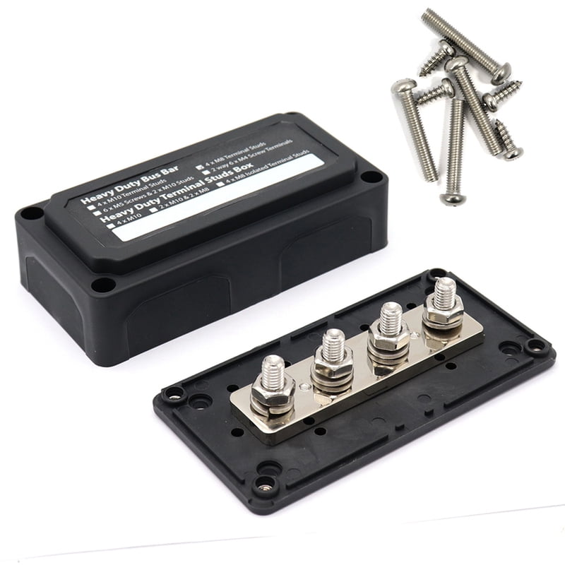 Bus Bar Box Board 300A 150A 4/12 Way M8/M6 Studs High Current Busbar ...