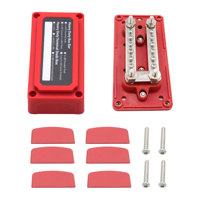 Bus Bar Box Board 300A 150A 4/12 Way M8/M6 Studs High Current Busbar ...