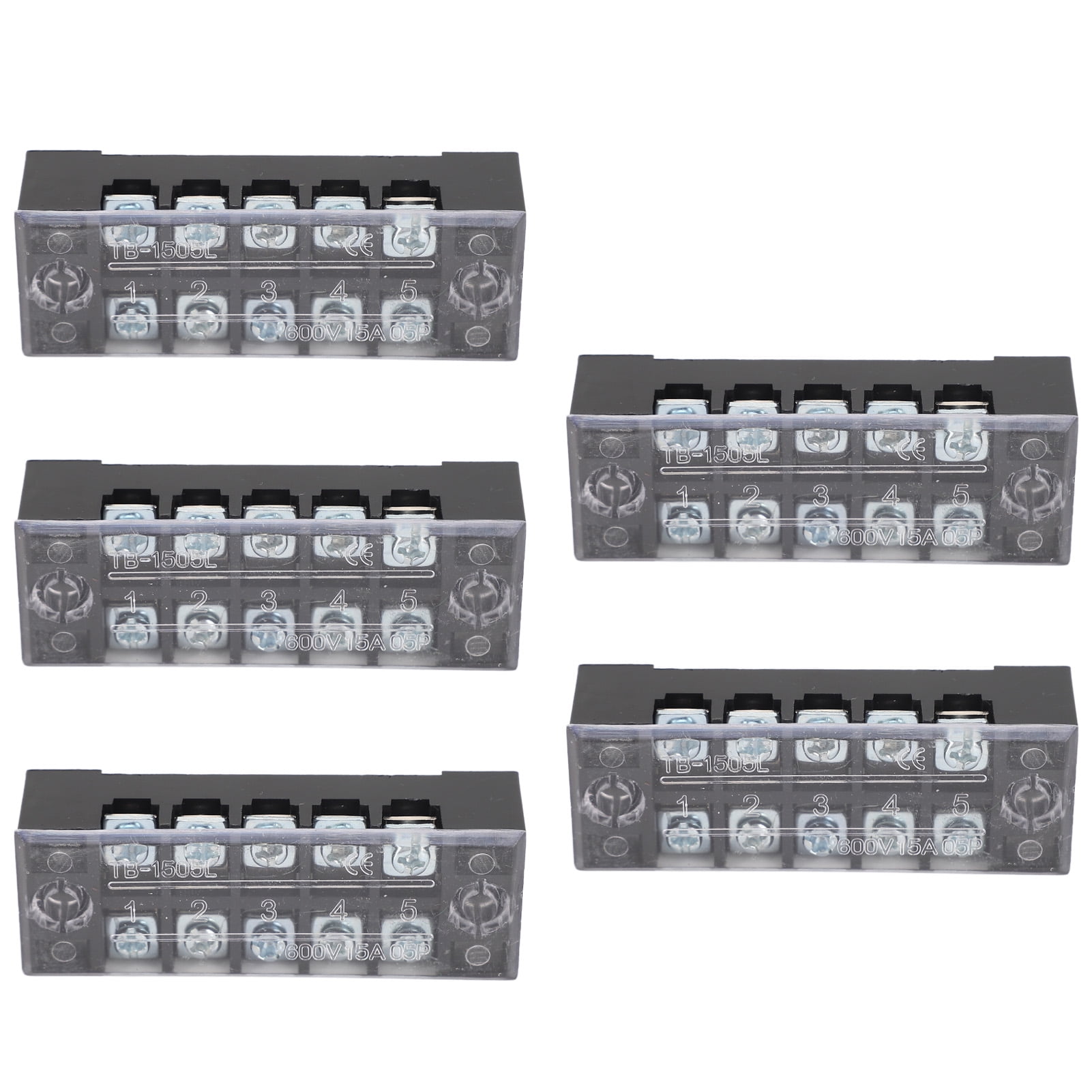 Bus Bar, Flame Retardant PC Casing 5 Terminals M3 Power Distribution ...