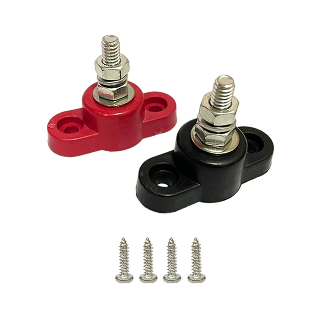 Bus Bar Power Distribution Block Screw Terminal Block 50A for Car Boats ...