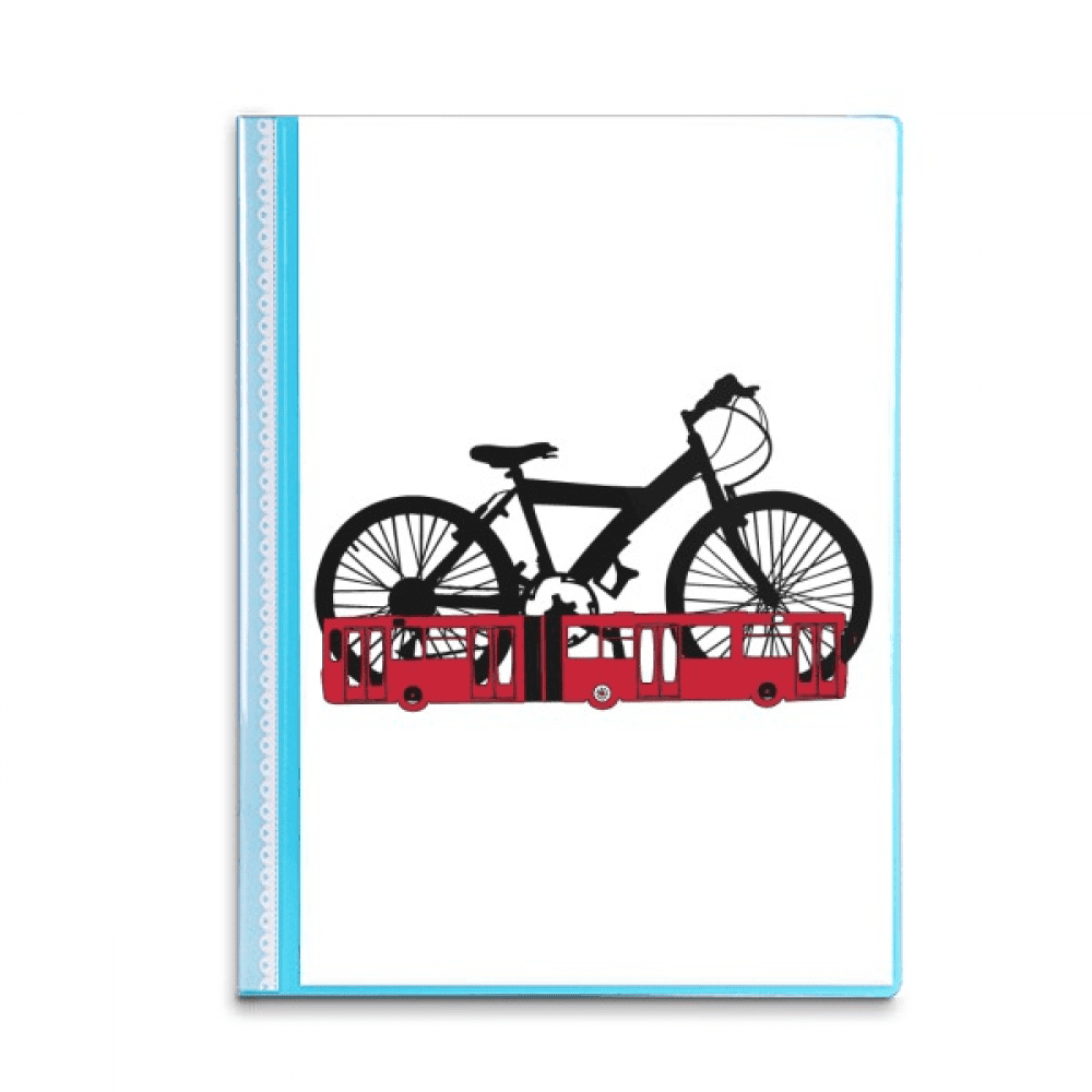Bus Bicycle Operation Art Deco Fashion Book Sheet Protectors Portfolio ...