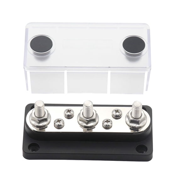 Bus Box Board 48V 150A Power Distribution Block with Cover for Car Boat ...