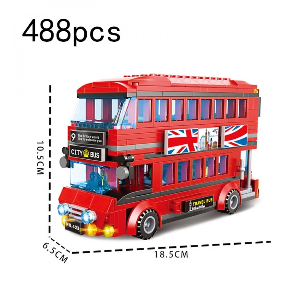 Bus City UK London Building Blocks School Vehicle Friends Wedding Car ...