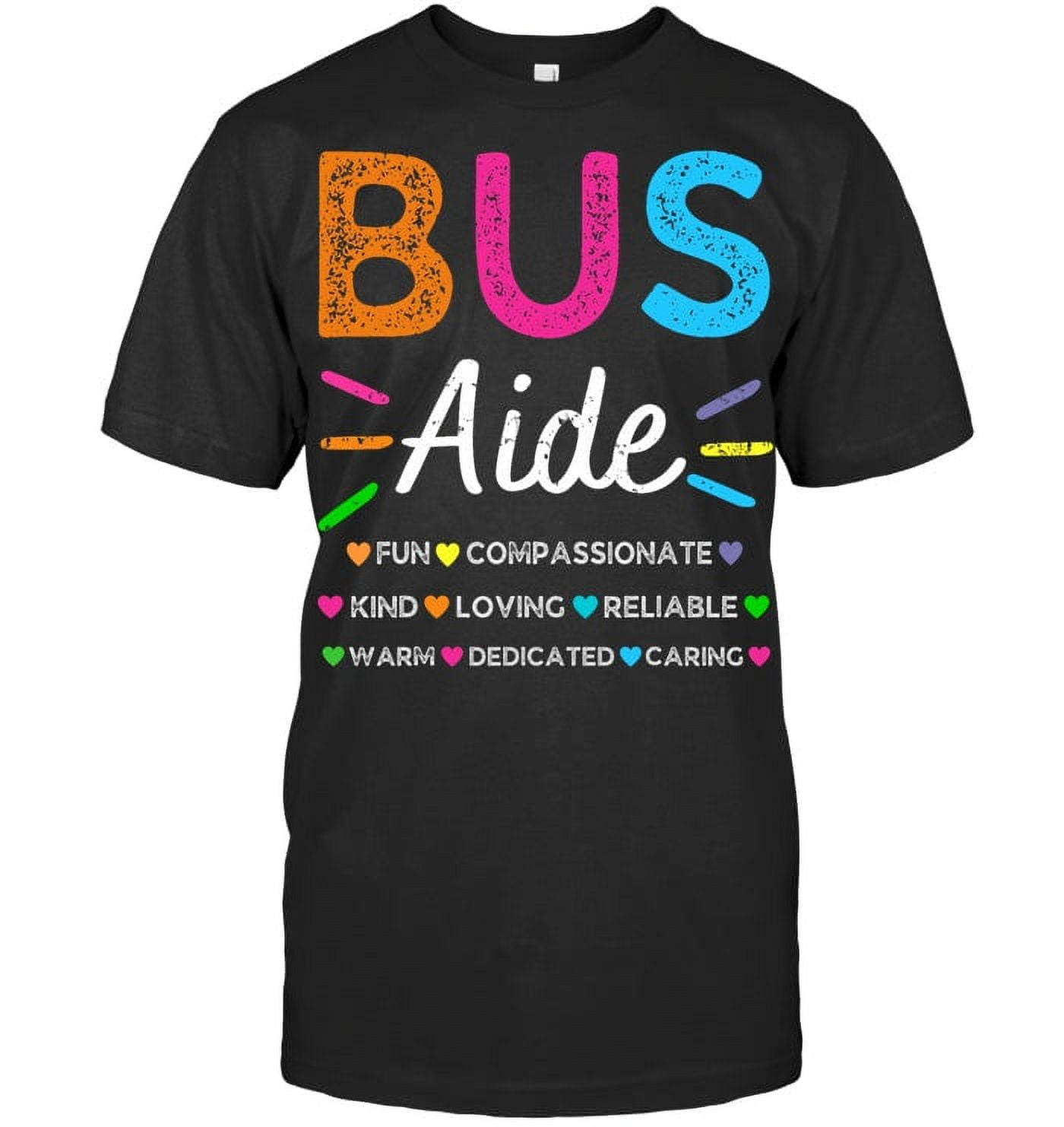 Bus Driver Aide Back To School Matching Group Squad Bus Driver T Shirt ...