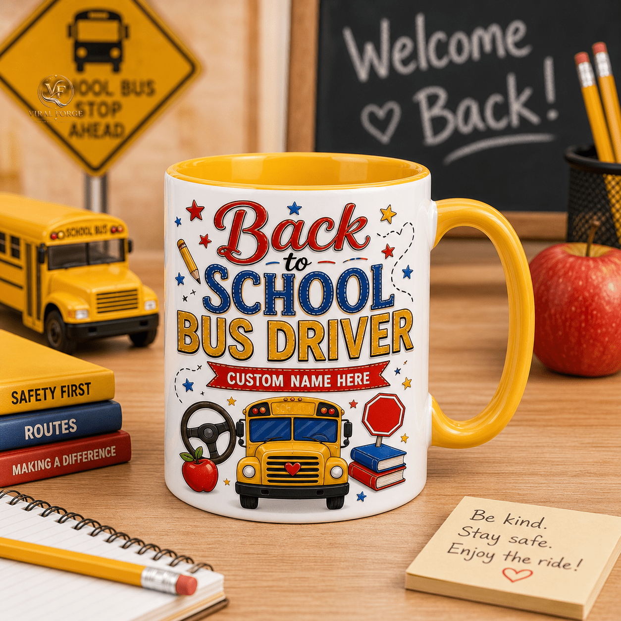 Bus Driver Back to School Mug Personalized Gift for School Bus Drivers ...
