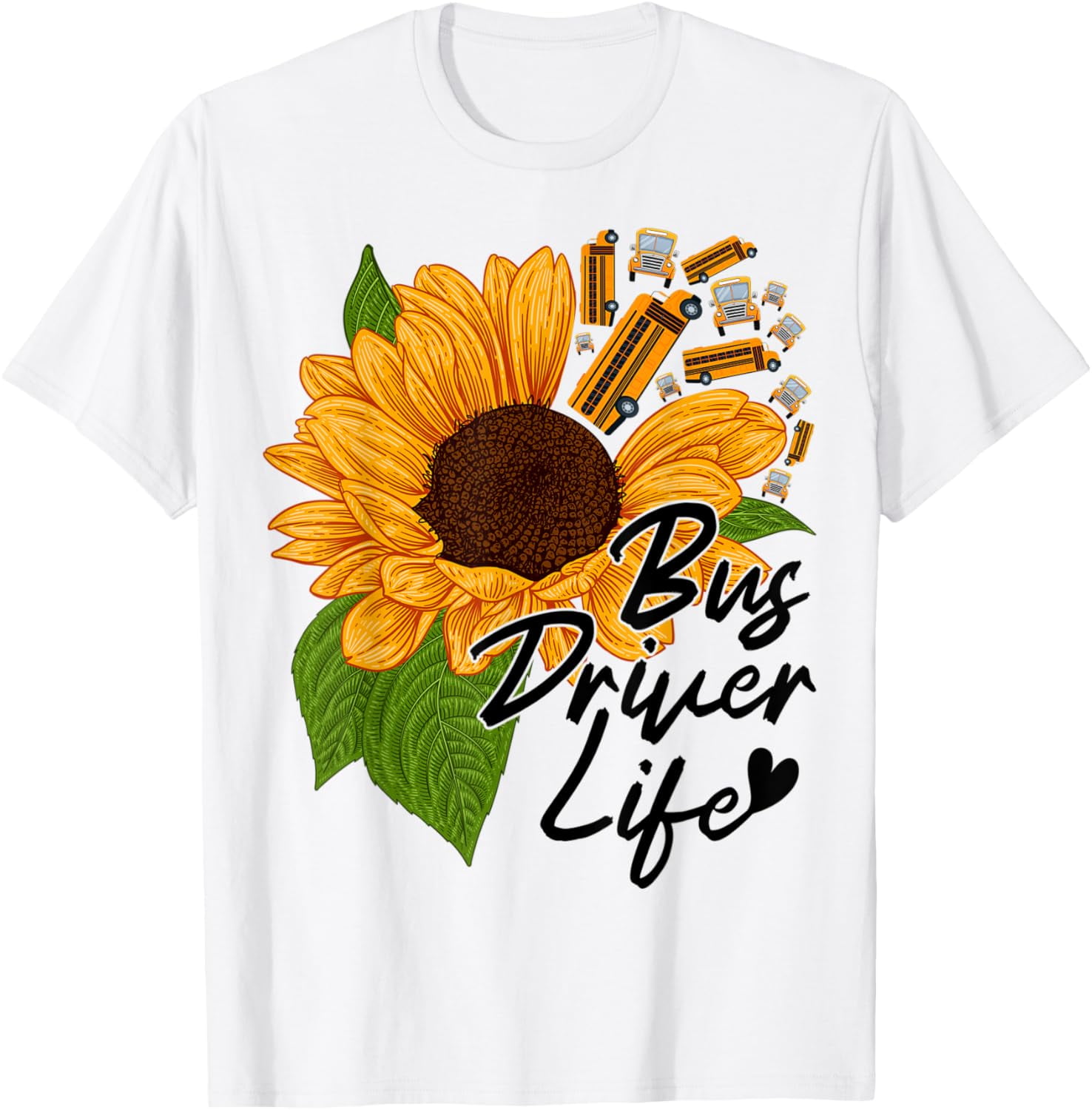 Bus Driver Life Gift School Bus Driver Appreciation T-Shirt - Walmart.com
