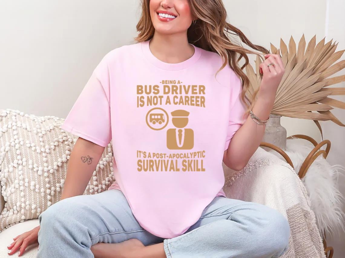 Bus Driver T-Shirt with Proud Career Edition Graphic Statement, for men ...