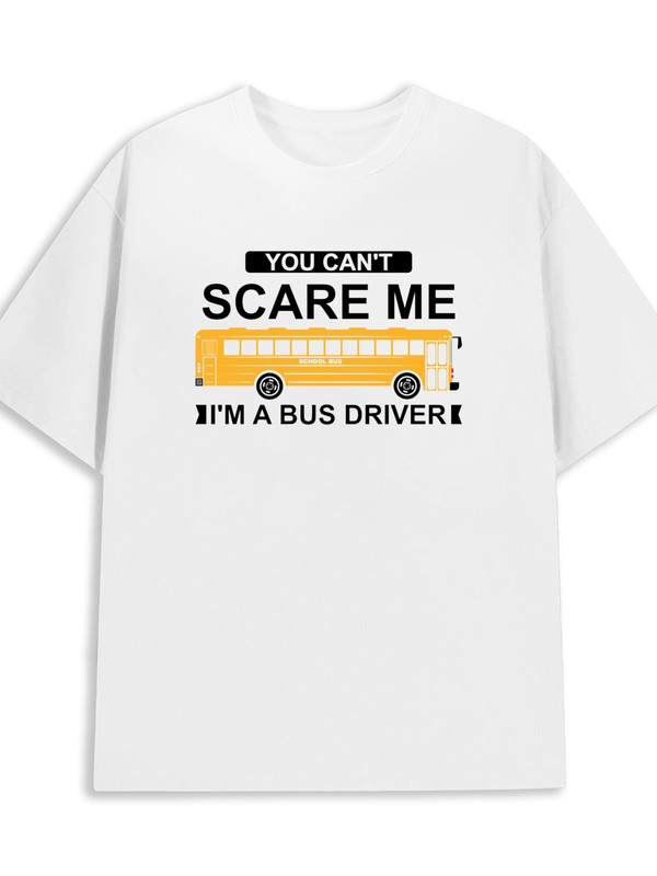 Bus Driver Tee 180G 100% Cotton 180G 100% Cotton men graphic retro top ...