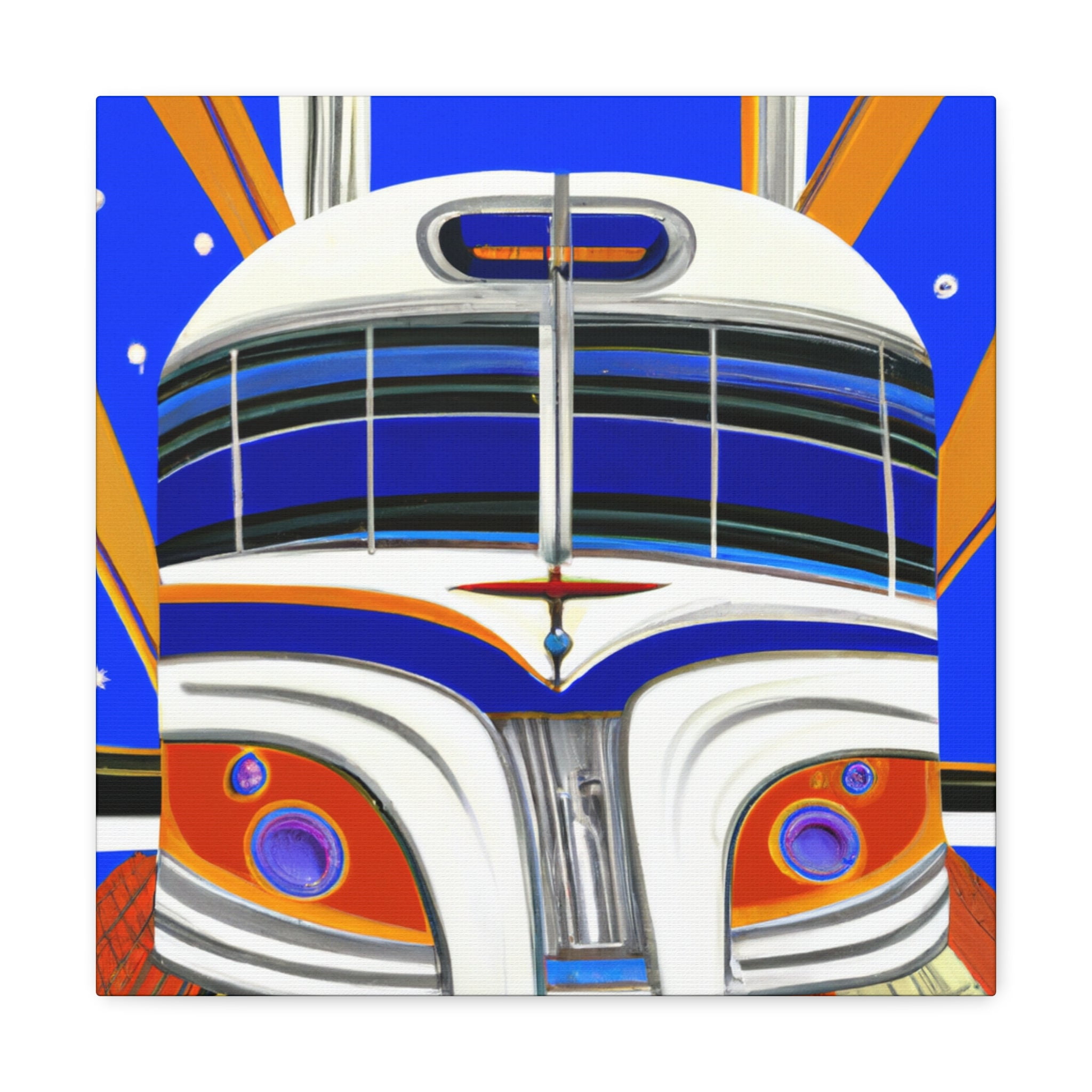 "Bus Goes Art Deco" - Canvas - Walmart.com