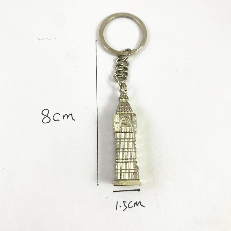 Bus Keychain Telephone Booth Bus Model Pendant Big Ben Keychain - style ...