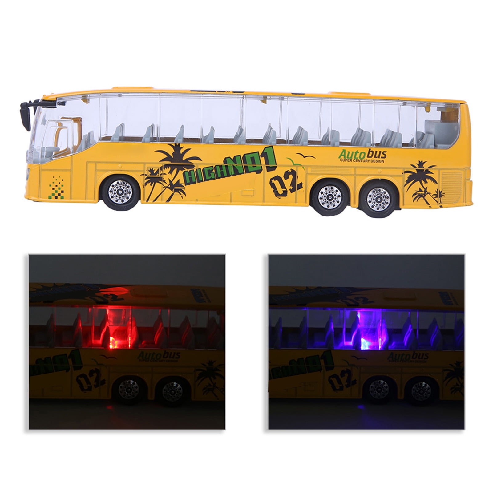 Bus Model Toy,1:50 Simulation Bus Model Toy Alloy Pull Back Bus Toy ...