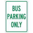 Bus Parking Only Sign Safety Site Metal Tin Sign - 8x12 Inch - Walmart.com