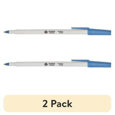 Business Source Medium Point Ballpoint Stick Pens Medium Pen Point ...