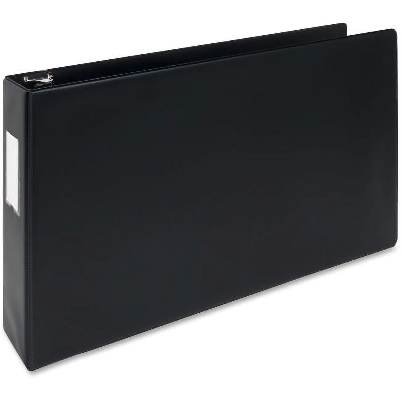 Bus. Source Tabloid-size Black Reference Binder - Walmart.com